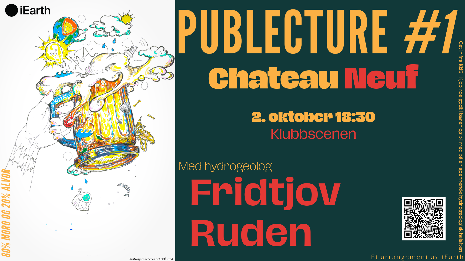 PubLecture med iEarth | Chateau Neuf – Det Norske Studentersamfund
